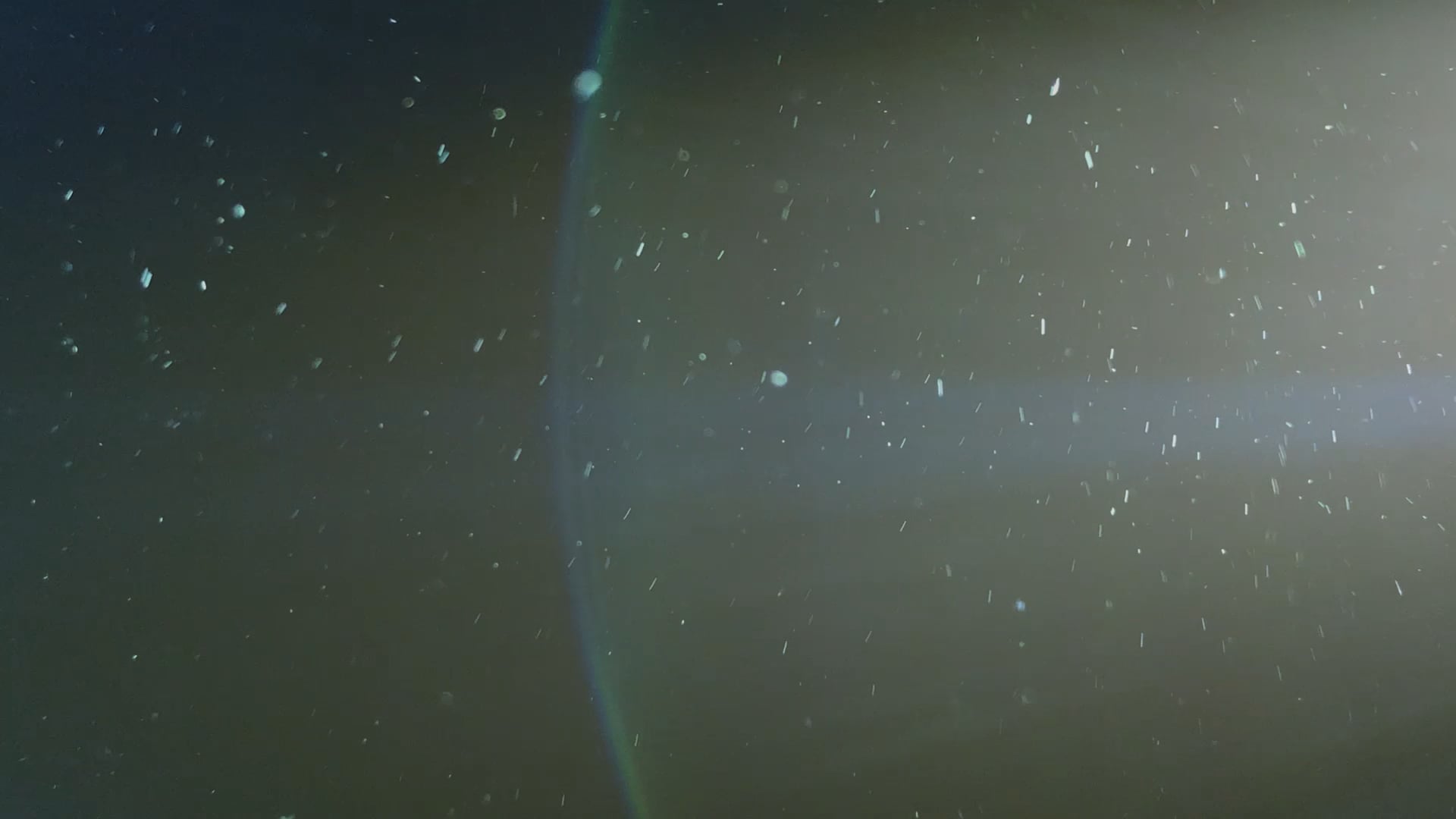 Shimmering Magical Dust Moves Quickly Through Air In Room With Lens ...